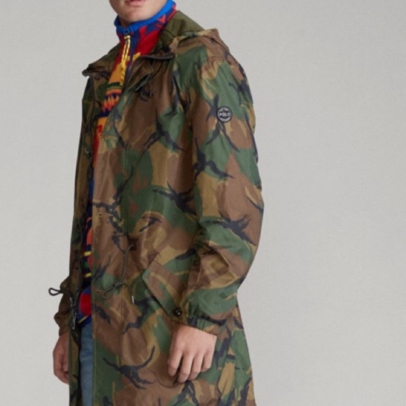 Polo Ralph Lauren | Jackets & Coats | Polo Ralph Lauren Camo Rain Coat ...